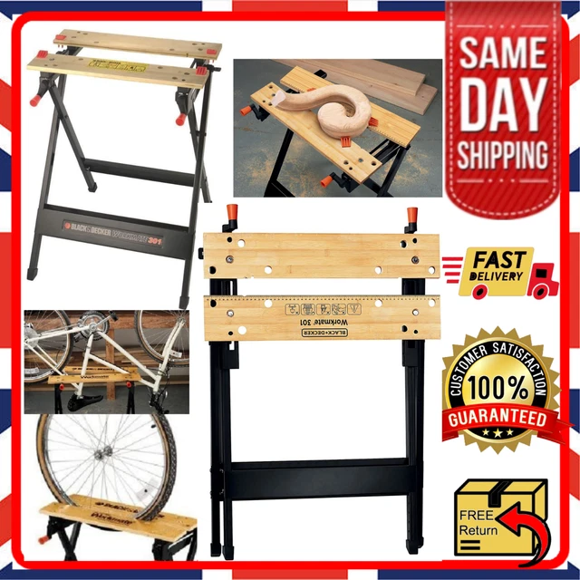 BLACK+DECKER WORKMATE WORK Bench Tool Stand Saw Table Horse Dual ...