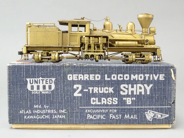 HO BRASS MODEL - PFM Class B 2 Truck Shay - Unpainted - 1977 Run ...