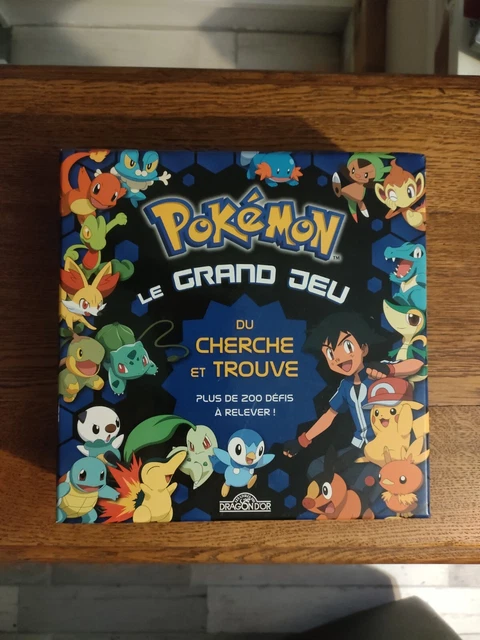 POKÉMON LE GRAND jeu Du Cherche Et Trouve jeu de société gaming pop ...