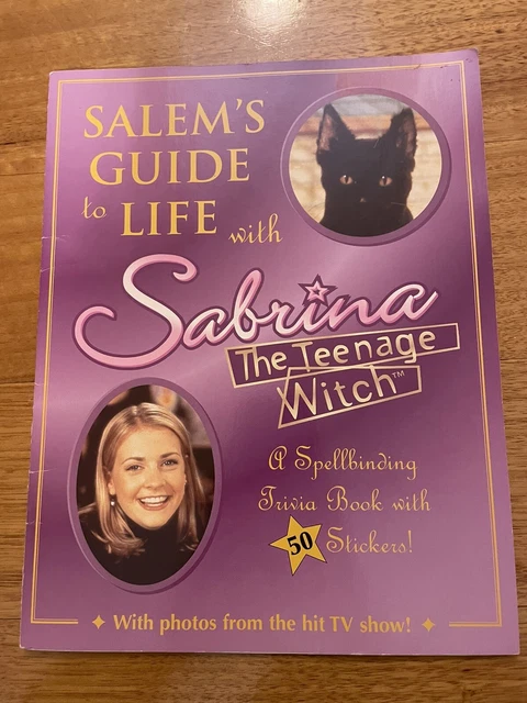 RARE SABRINA THE Teenage Witch Sticker Book: Salem's Guide to Life with ...