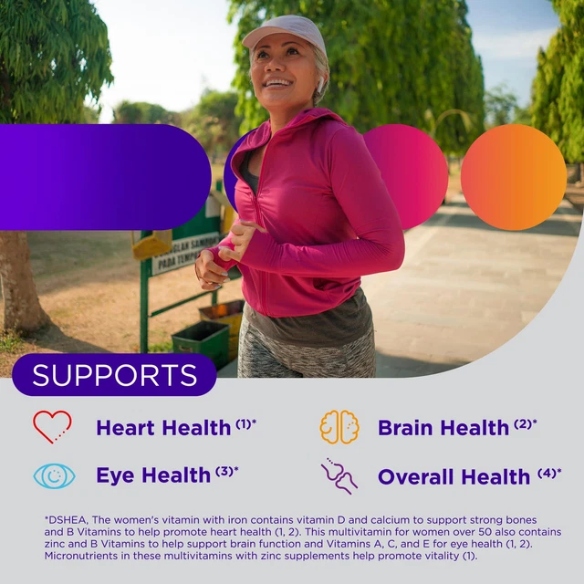 CENTRUM SILVER WOMEN'S Multivitamin for Women 50 Plus, Multivitamin ...