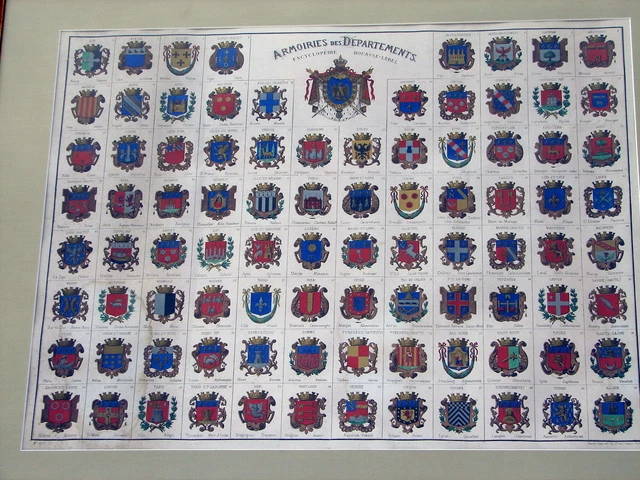ARMOIRIES DES DEPARTEMENTS Encyclopedie Bouasse Lebel Paris Wappen ...
