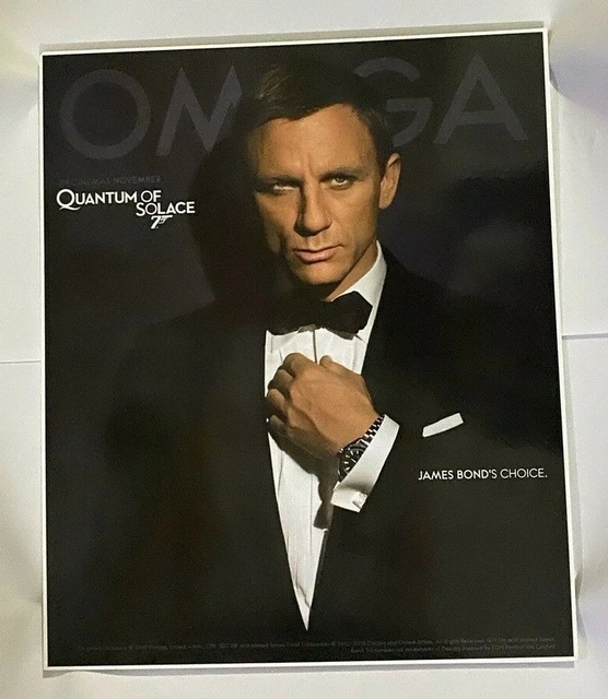 OMEGA WATCH OFFICIAL Display Backboard - James Bond Quantum of Solace ... OMEGA WATCH OFFICIAL Display Backboard - James Bond Quantum of Solace ...