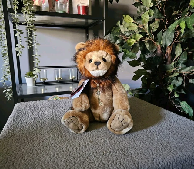 CHARLIE BEARS THE Queens Beasts Collection Goliath The Lion RARE With ...