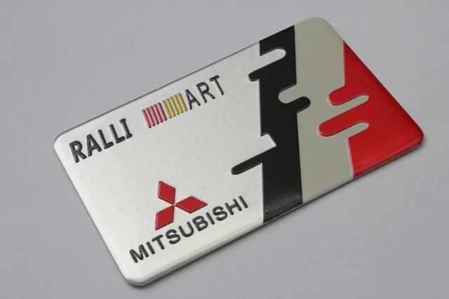 MITSUBISHI RALLIART BOOT Badge Emblem Lancer EVO Outlander Pajero ...