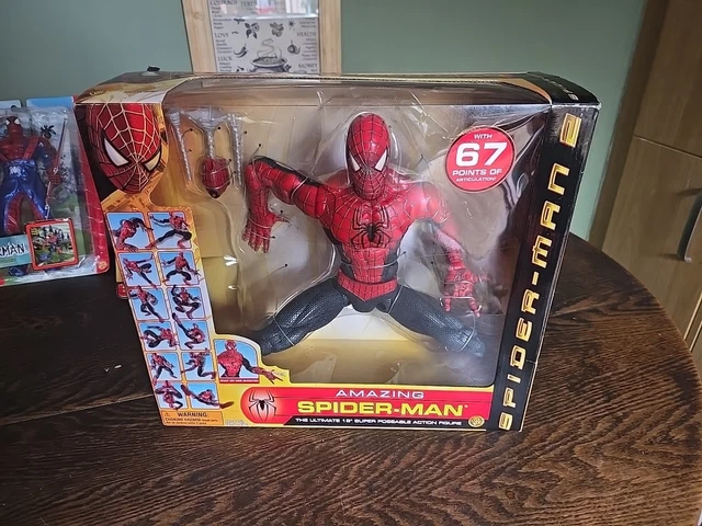 SPIDER-MAN 2 AMAZING Spider-Man 67 Points Of Articulation 2004 Rear ...