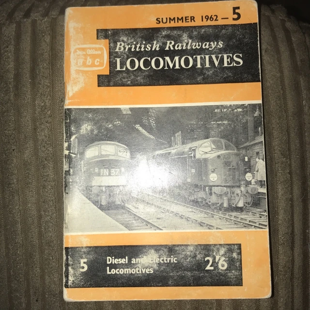 IAN ALLAN ABC Diesel Electric Locomotives 1962 Book Class 45 47 37 40 ...