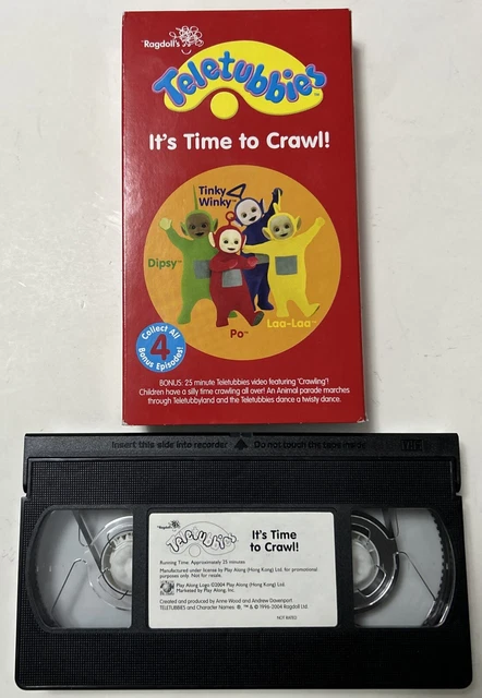 TELETUBBIES - IT’S Time To Crawl VHS Tape 2004 Bonus Video Ragdoll’s ...