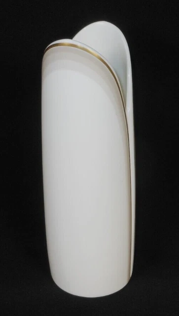 ROYAL DOULTON IMPRESSIONS by Gerald Gulotta Lotus bone china vase. # ...