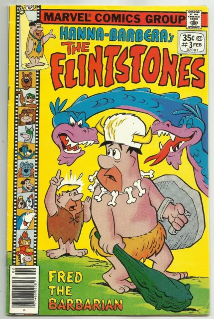The Flintstones 3 Hanna Barbera Tv Cartoon Yogi Bear Back Up Marvel