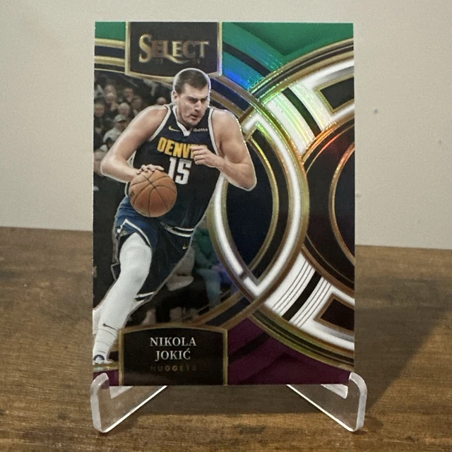 2023-24 PÉPITES SELECT NBA Nikola Jokic vert blanc violet Premier Prizm ...