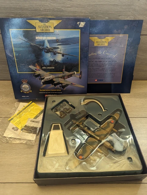 LANCASTER DAM BUSTERS OPERATION CHASTISE - 80th BIRTHDAY OF RAF CORGI ...