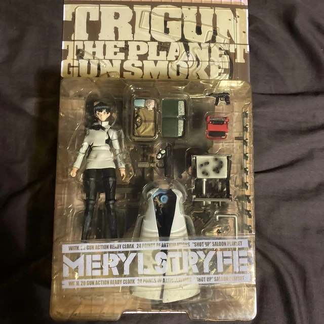 TRIGUN PLANET GUN SMOKE Meryl Strife Action Figure 150mm Kaiyodo From ...