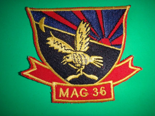 USMC PATCH MARINE Aircraft Group MAG-36 Patch From Vietnam War Era $9. ...