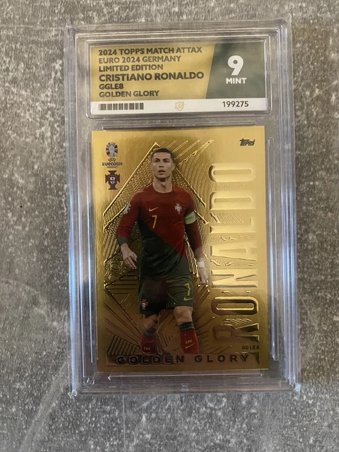 UEFA EURO 2024 Card Cristiano Ronaldo - GOLDEN GLORY - Ace Mint 9 £250. ...