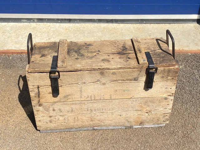 RARE ORIGINAL WW1 Imperial German Army 25x Stick Grenade Transport Box ...