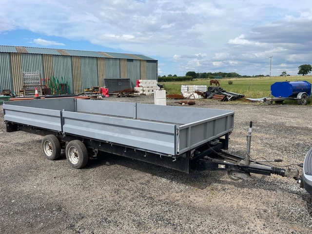 IFOR WILLIAMS LM666 16 Foot Trailer Drop Side Twin Axle Good Condition ...