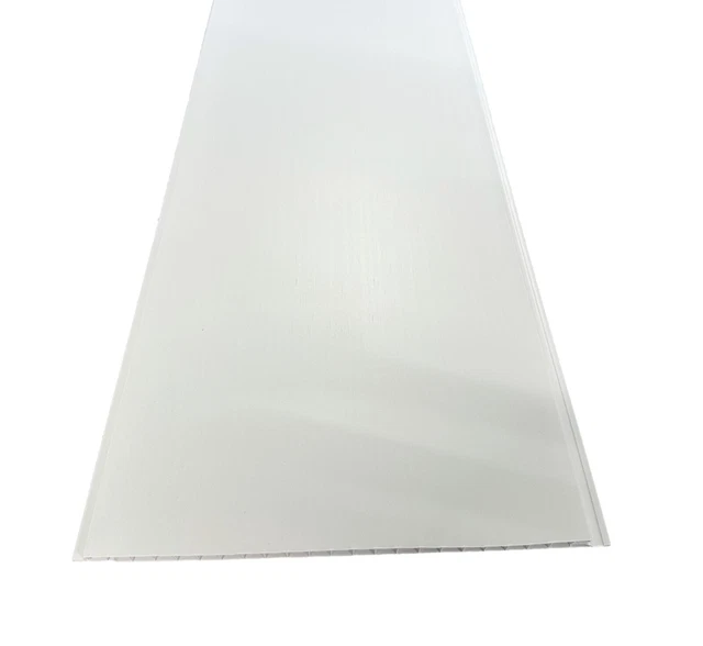 PLAIN WHITE MATT 8mm PVC Bathroom Ceiling Cladding Kitchen Panels ...