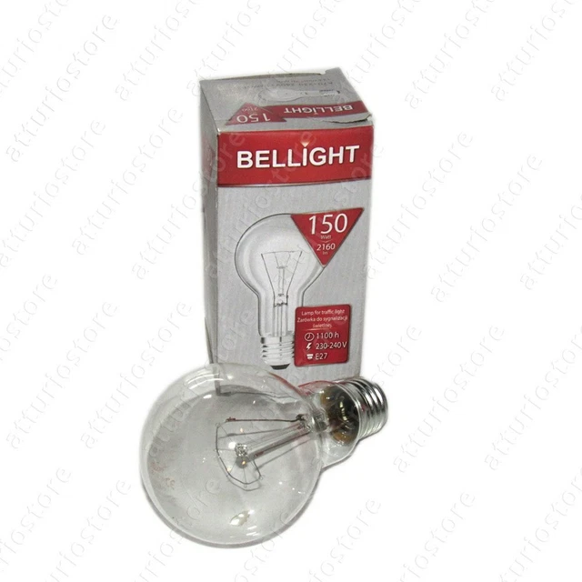 BULB TRAFFIC LIGHTS Bellight 150W 2160lm E27 Ø70mm Light Traffic £5.93 ...