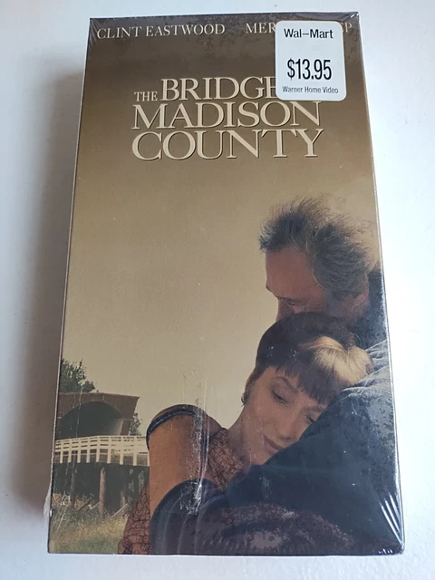 THE BRIDGES OF Madison County VHS Clint Eastwood Factory Sealed w ...
