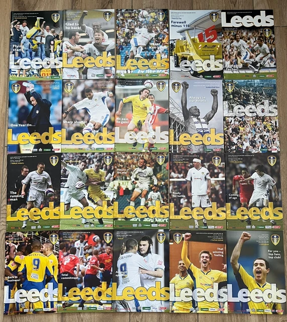 2007-08 LEEDS UNITED Home Programmes x 20 £21.47 - PicClick UK