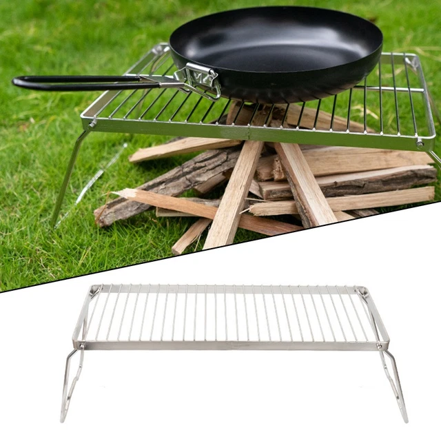 FOR GAS STOVE Fire Stand Grill Grid Perfect for Backpacking and Hiking ...