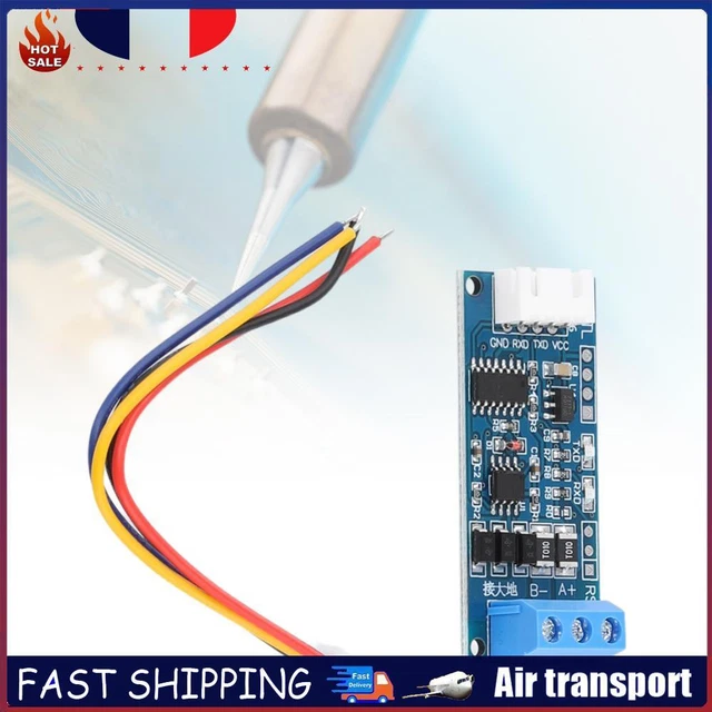 TTL TO RS485 Converter RXD TXD Indicator Serial Communication Module ...