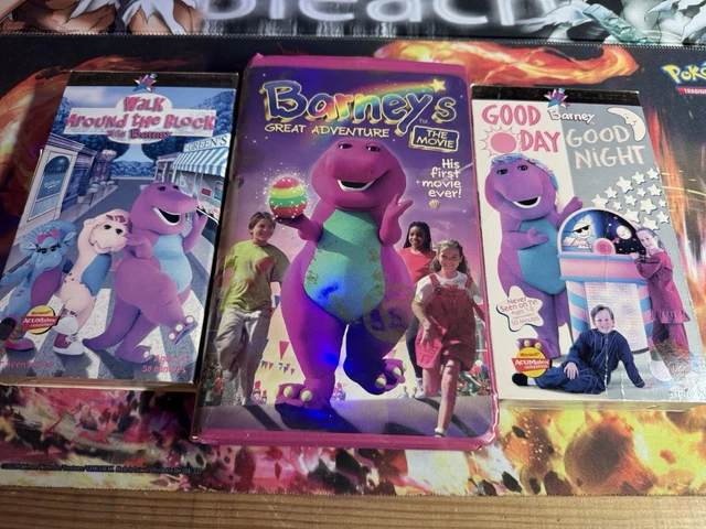 LOT 3 VINTAGE Barney the Dinosaur VHS Tapes Children's Learning £8.87 ...