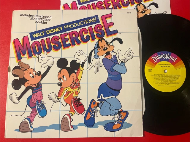 WALT DISNEY MOUSERCISE LP Disneyland Stereo + Booklet M-!!!! £18.02 ...