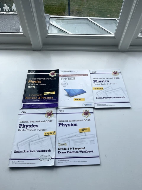 GCSE PHYSICS CGP Revision bundle Edexcel workbook guide exam practice £ ...