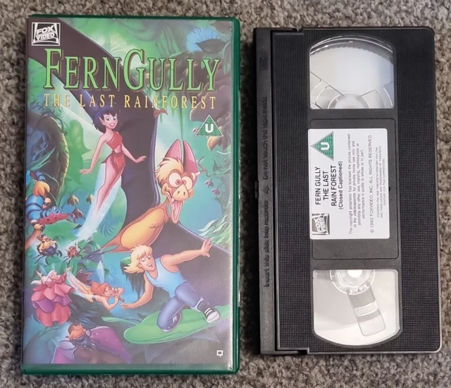 FERNGULLY THE LAST Rainforest PAL VHS tape U 1992 5594 Fox Video £1.00 ...