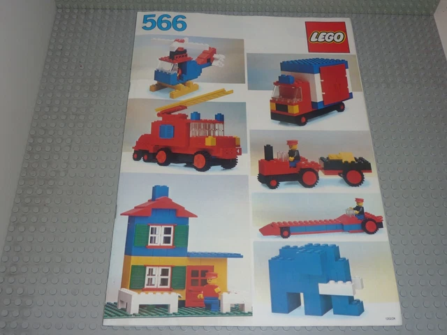 LEGO NOTICE DE Montage Instruction City Set 566-1: Universal Building Set EUR 12,99 - PicClick FR