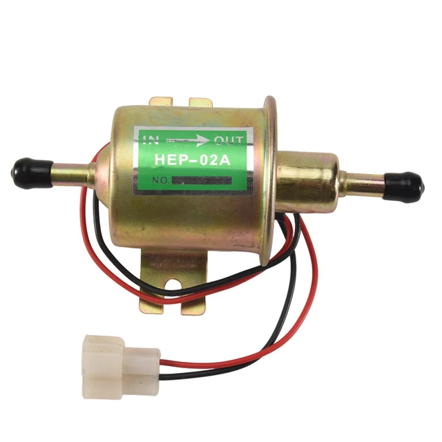 POMPE À ESSENCE Universelle 12V HEP-02A Pompe à PéTrole Brut à Gaz ...