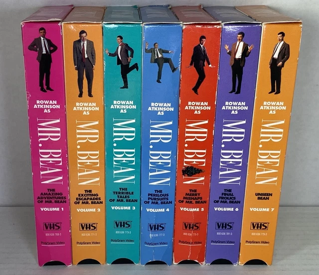 MR. BEAN VHS Tapes - A Box of Beans & Another Box of Beans - Lot Of 7 ...