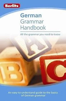 BERLITZ LANGUAGE: GERMAN Grammar Handbook (Berlitz Grammar... | Livre ...