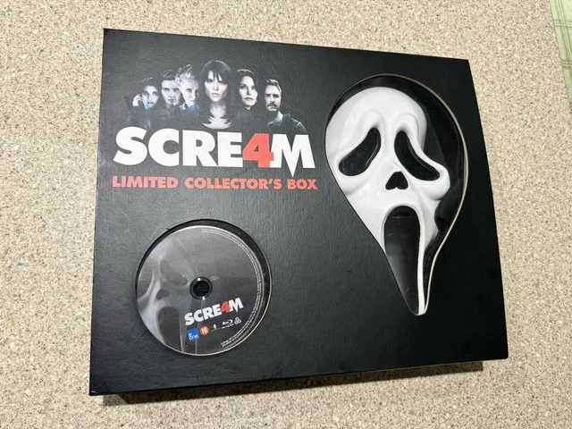 SCREAM 4 BLU Ray Boxed Set EU TD mold Ghostface Mask Extremely Rare ...