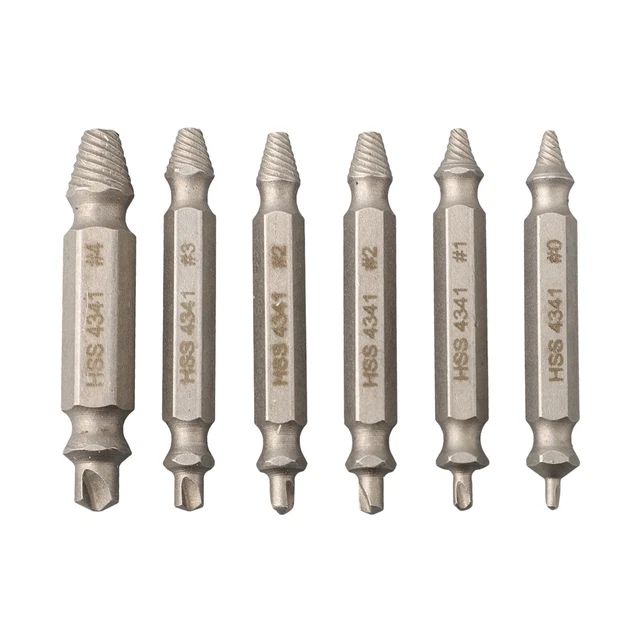 EXTRACTEUR ENDOMMAGÉ VIS Extracteur Set Clou Inversé Acier Haute ...