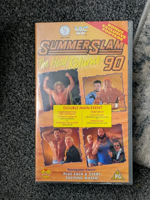 WWF WWE SUMMER slam 90 Rare VHS Video £9.99 - PicClick UK