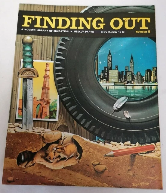 MAGAZINE - VINTAGE Purnell 1960s Finding Out Weekly Educational ...