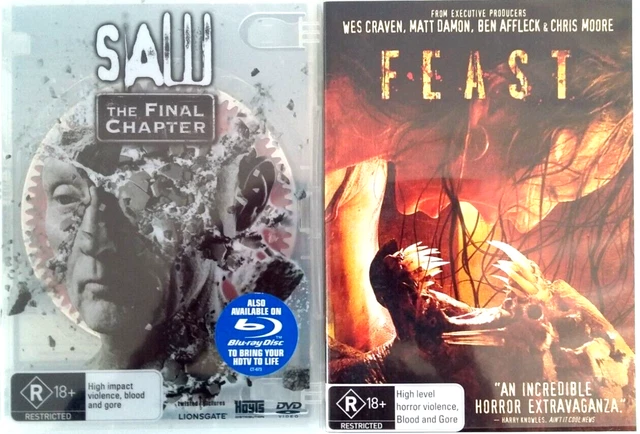 SAW THE FINAL Chapter & Feast- Horror Slasher Gore Movies DVDs lot 2x £9.00 - PicClick UK