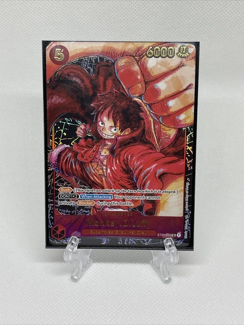 MONKEY D. LUFFY 1st Anniversary Signature Signed Oda English BGS 9.5 ...
