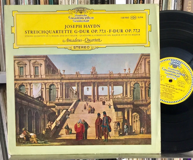 HAYDN STRING QUARTETS Op. 77 AMADEUS QUARTET DG Tulips SLPM 138980 SAMPLE NM EUR 10,00 - PicClick ES