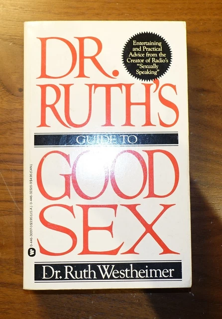 Dr Ruths Guide To Sex By Westheimer Ruth K 0446305170 25 00
