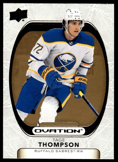 TAGE THOMPSON 2021-22 Upper Deck Ovation NHL #39 GOLDRARE Buffalo ...