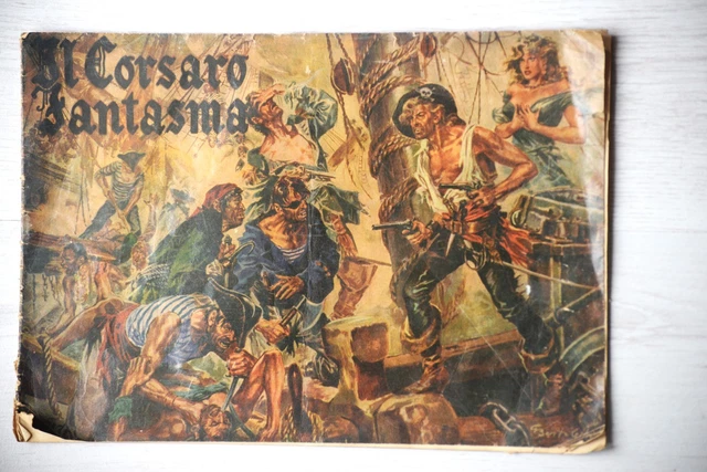 IL CORSARO FANTASMA - Raro Albo Orizzontale Anni '40/'50 - Avventura ...