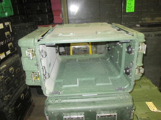 DOUBLE ENDED 35X21X15 ECS Composite Case Equipment Survival 6U Rack ...