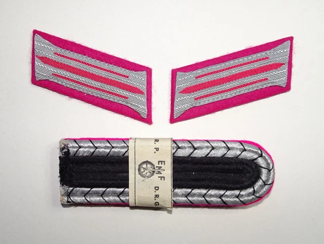 ORIGINAL WW2 GERMAN Fire Police Epaulettes & Collar Badges ...