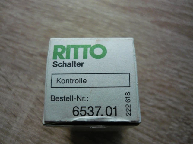 RITTO SCHALTER/ TASTER 6537 01 Einbau Schalter für Haustelefon 6537.0 ...