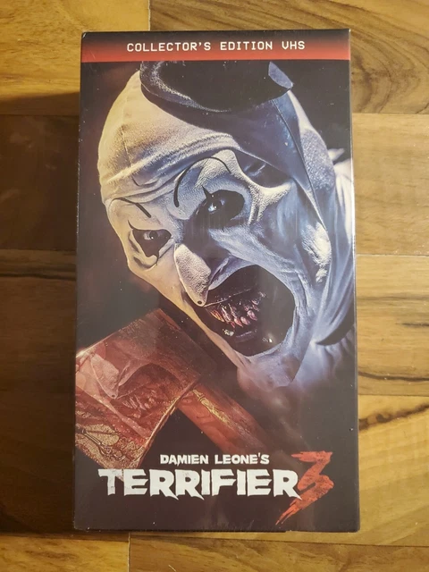 DAMIEN LEONE'S TERRIFIER 3 Collector's Edition Vhs Screambox Original 2 ...