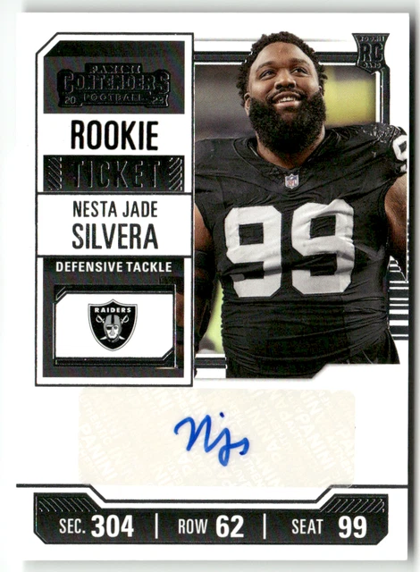 PANINI FÚTBOL NFL Contenders 2023 No. 305 Nesta Jade Silver Rookie ...